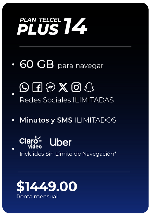 Planes Telcel – Celular Express